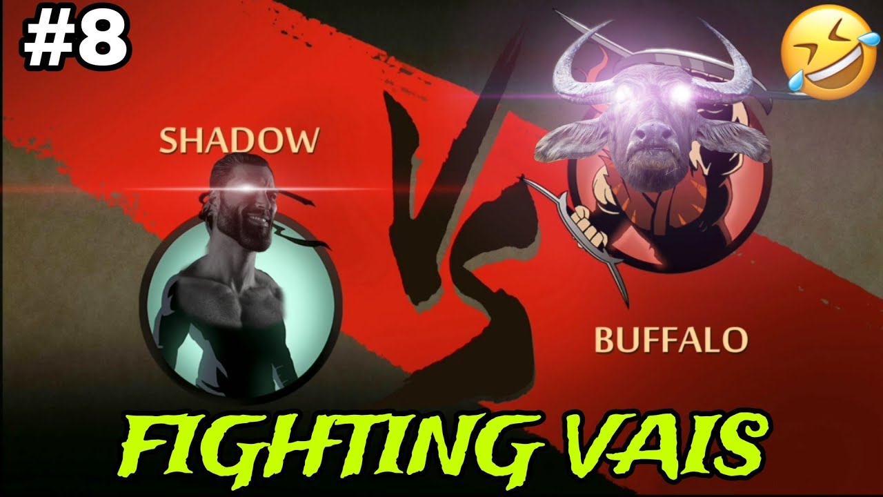 Hermit's Second Bodyguard Is A Buffalo ( Vais ) 🤣😂🐂 | Shadow Fight 2 ...