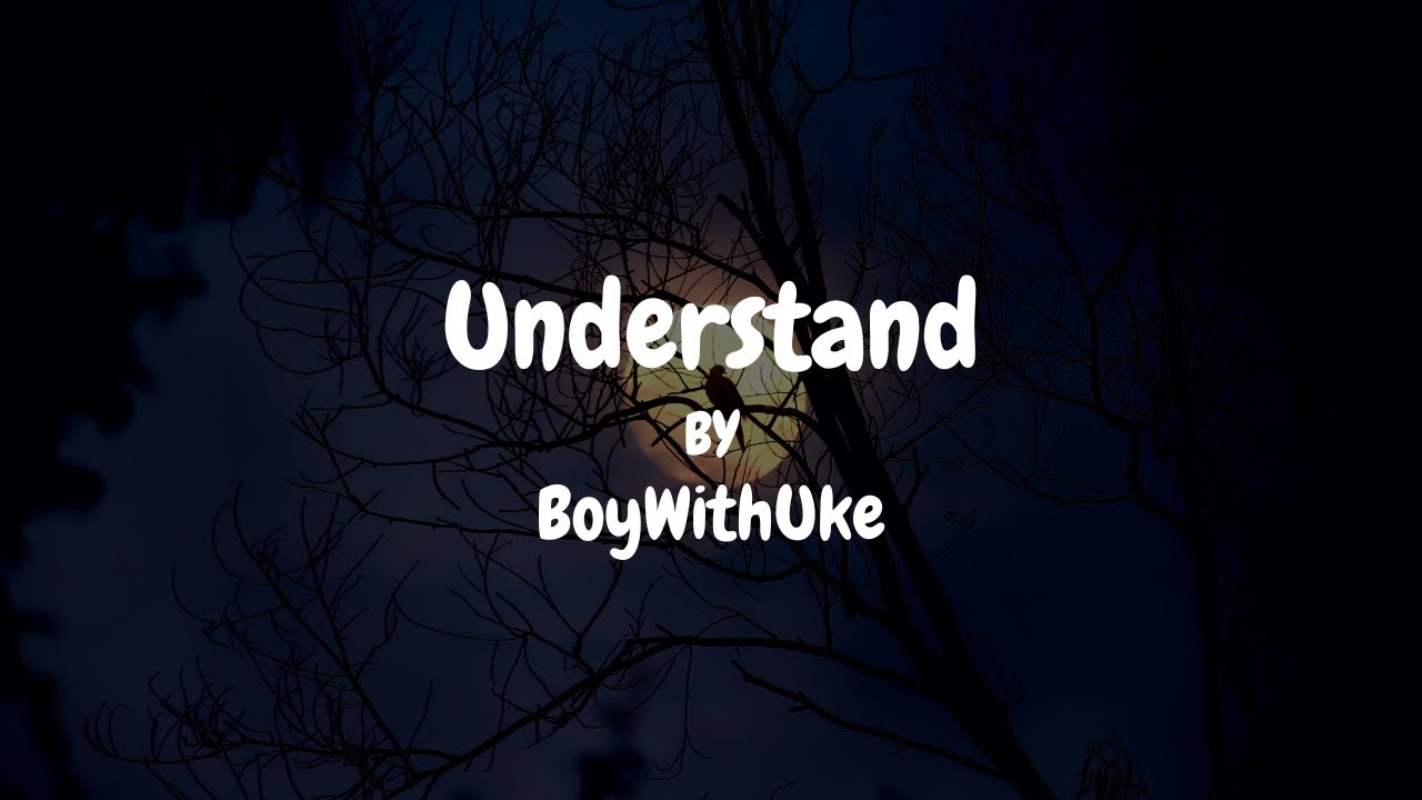 BoyWithUke - Understand || Lyrics - YouTube