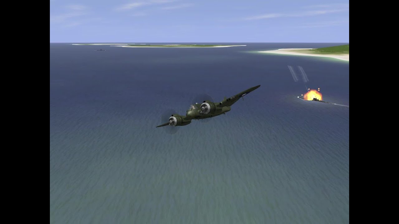 IL2 Beaufighter v Submarine - YouTube