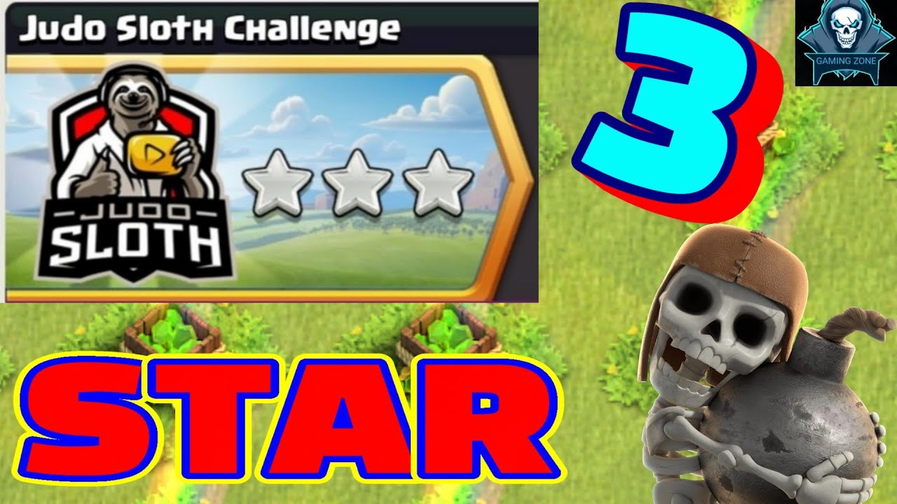 EASY WAY TO GET 3 STAR IN (judo sloth challenge) - YouTube