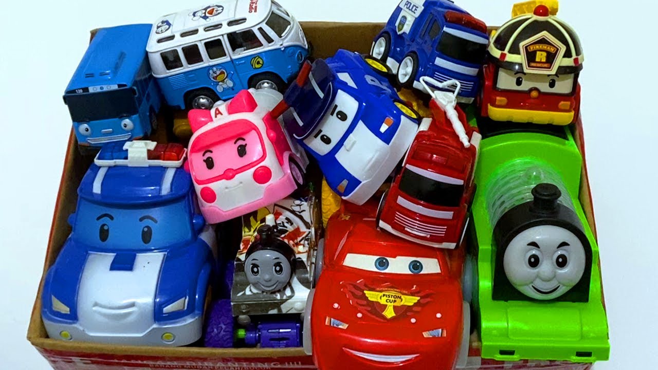 Review Mainan Mobil Mobilan, Robocar Poli, Bus Tayo, Kereta Thomas ...