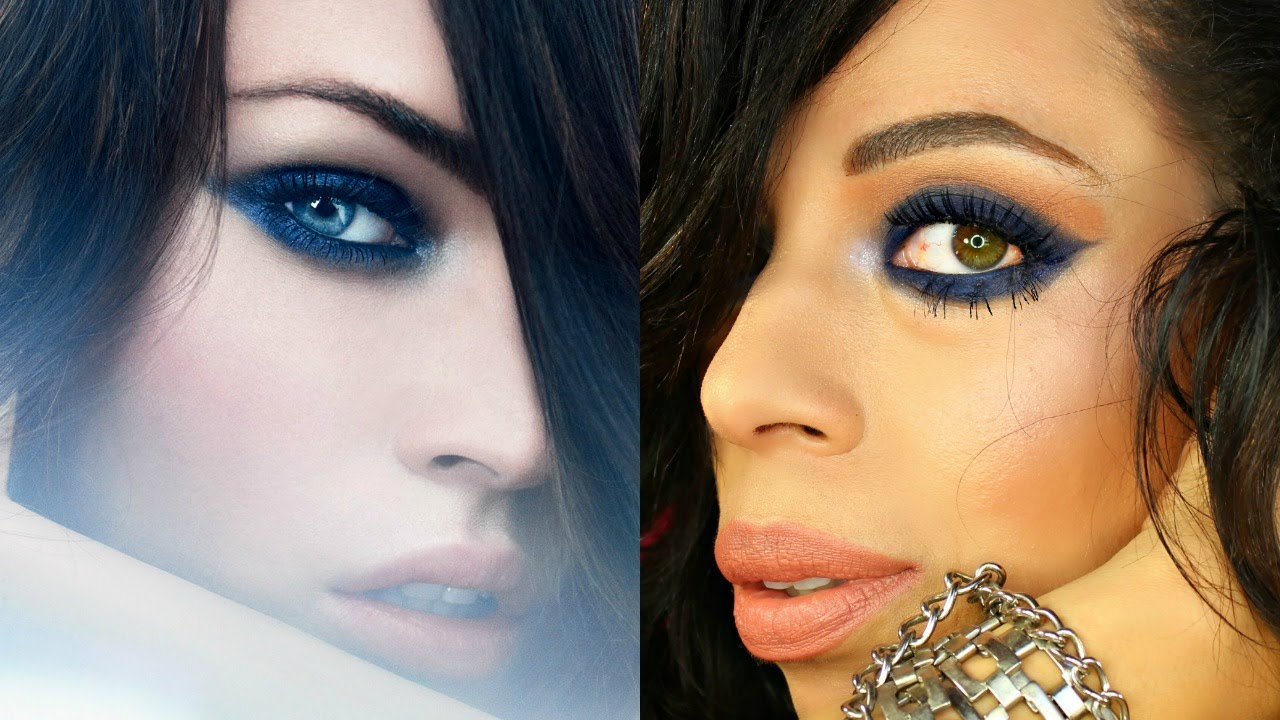 Megan Fox Inspired Makeup Tutorial/COLLAB with Katie King - YouTube