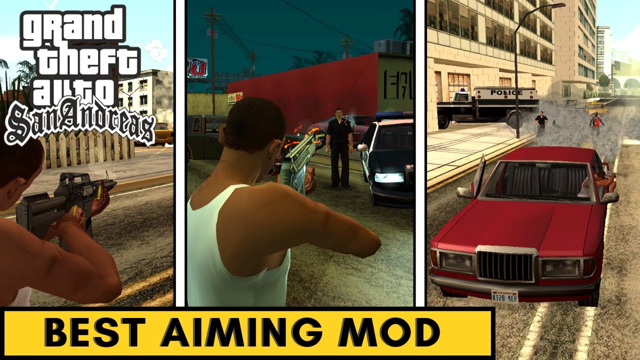 GTA San Andreas Best Aiming MOD - YouTube