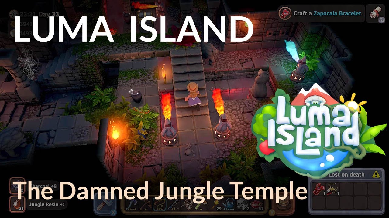 Luma Island | Playthrough (No Commentary) | The Damned Jungle Temple ...