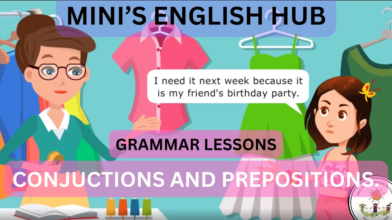Conjunctions | prepositions | English Grammar | advance English # ...