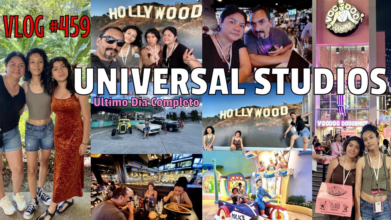 Último día En Universal Studios🎢Finalmente Conseguimos las Voodoo Doughnuts🍩Aprovechando los ...