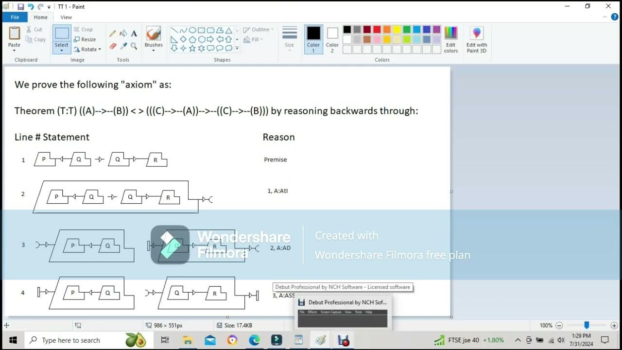 Proof of Axioms of Propositional Logic III - YouTube