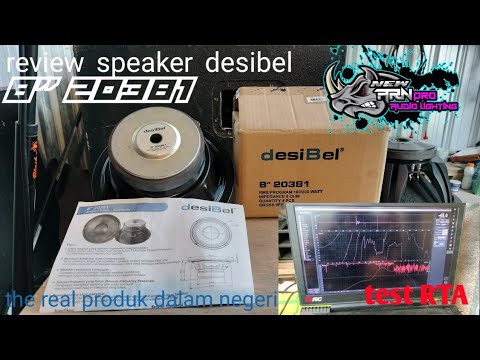 review speaker desibel 8 inch type 20381 ( gak kalah sama speaker mahal ...