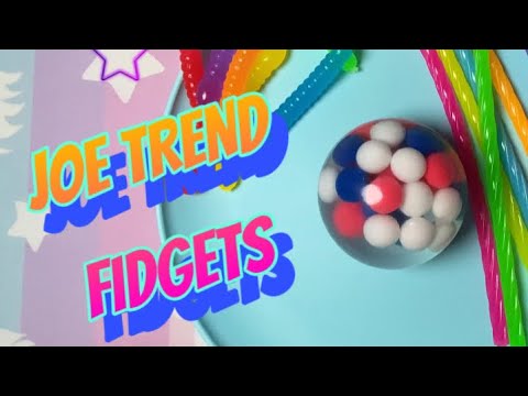 Fidgets & Squishy Haul (Joe Trend Brand) & Opening #stressrelief #asmr ...