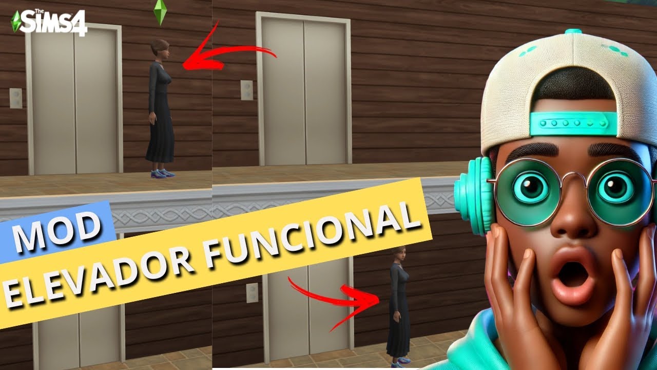MOD ELEVADOR FUNCIONAL para o The Sims 4 - YouTube