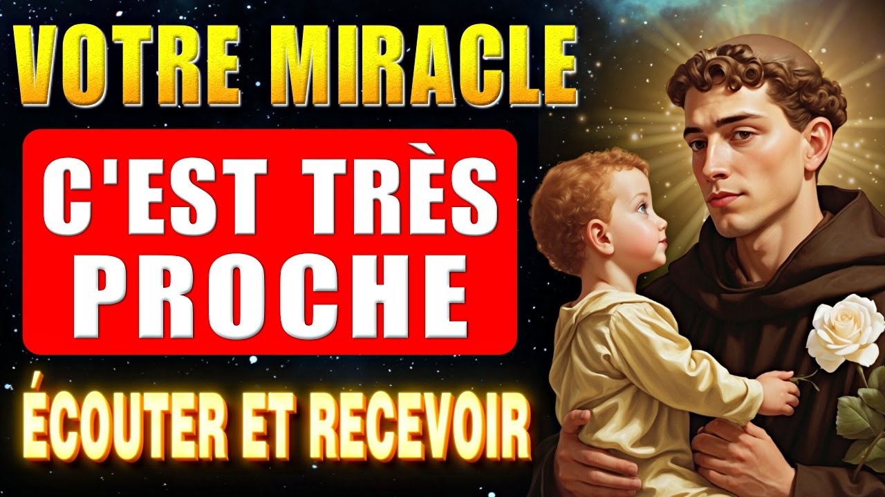 🛑PRIÈRE PUISSANTE POUR RECEVOIR UN MIRACLE EN QUELQUES JOURS | SAINT ...
