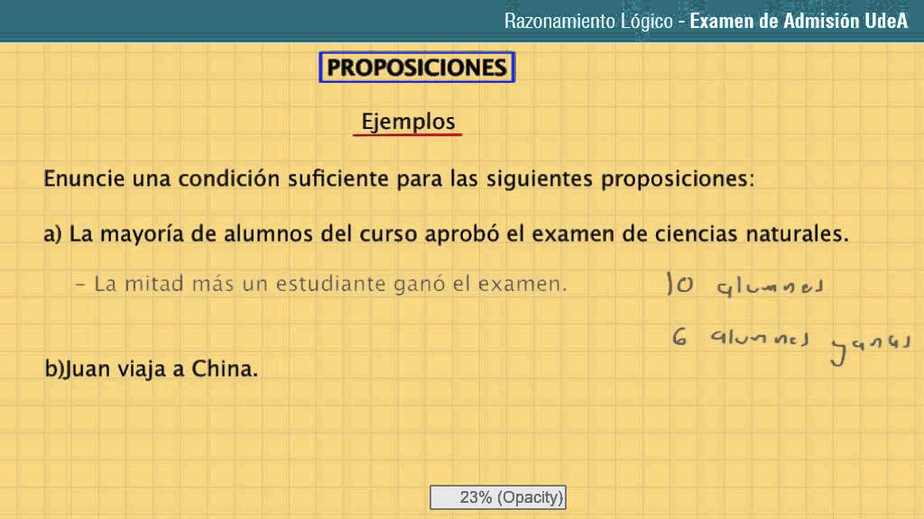 Condición suficiente e implicación - YouTube