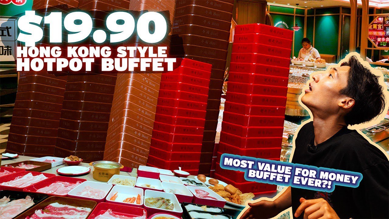 $19.90 FREE FLOW HOTPOT BUFFET DESTROYED! | MOST INSANELY VALUE FOR ...
