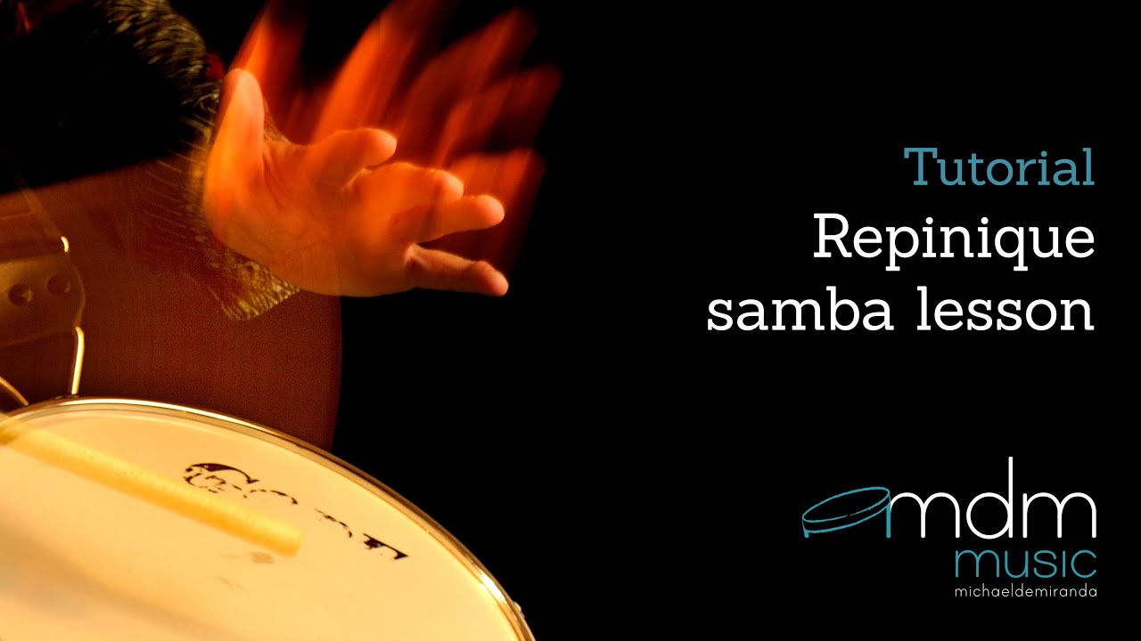 Repique (repinique) samba lesson by Michael de Miranda - YouTube