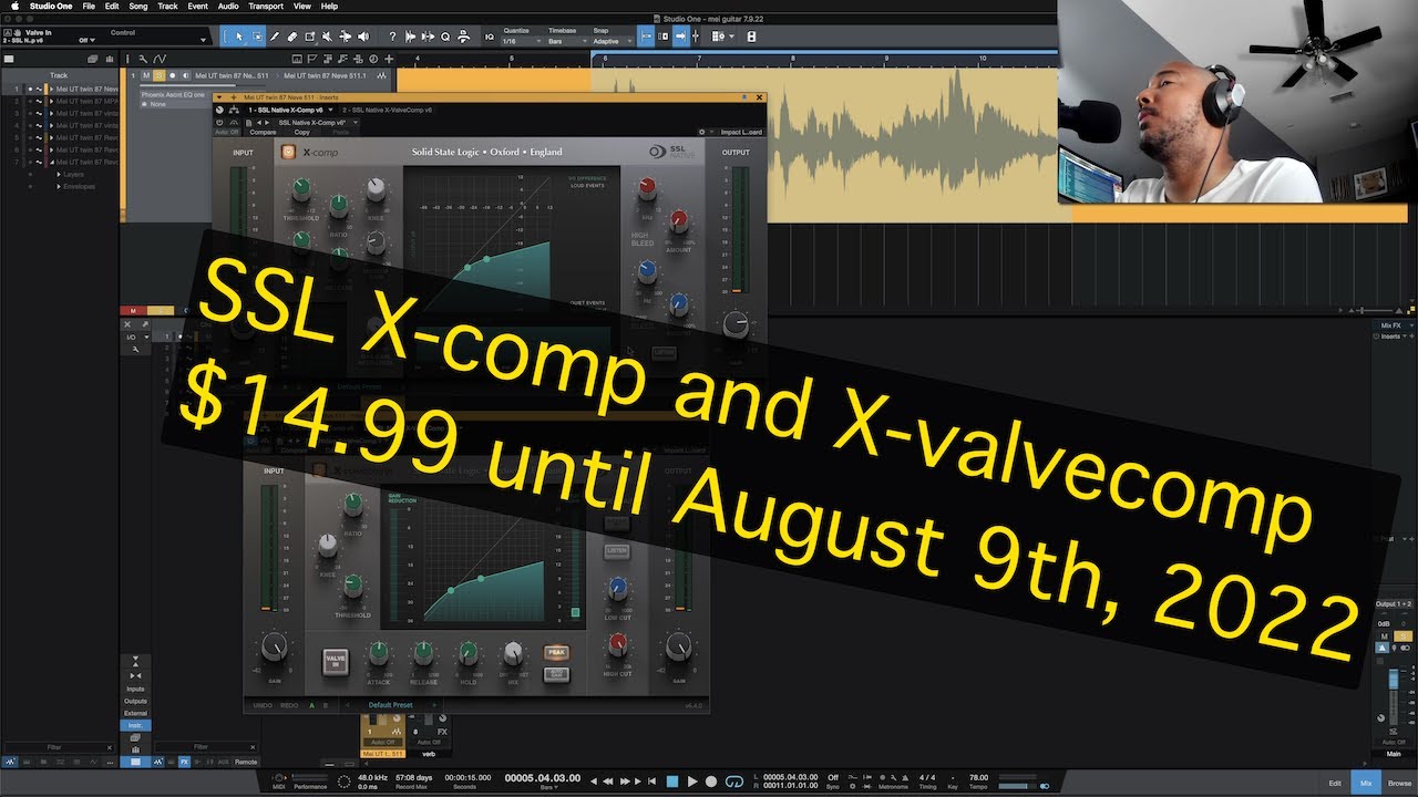 SSL X-comp and X-valvecomp $14.99 until August 9th, 2022 - YouTube