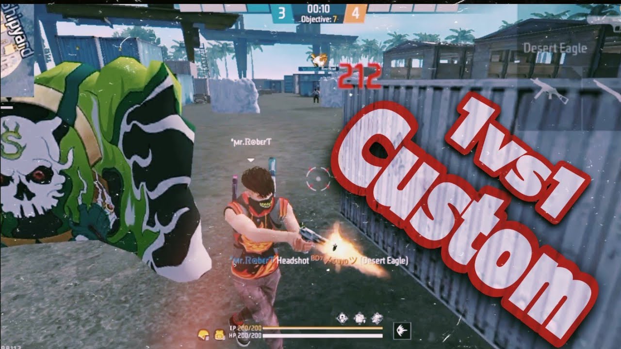 Free Fire 1Vs1 Custom Next Level Game play😎|| Free Fire Custom || Free ...