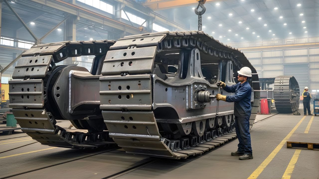 Inside Steelworks Building Undercarriages and Track Frames for Giant ...