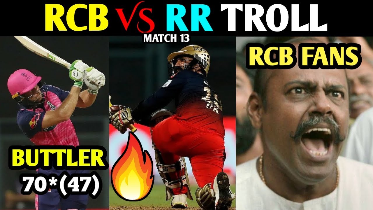 RCB VS RR MATCH TROLL || RCB MEMES - YouTube