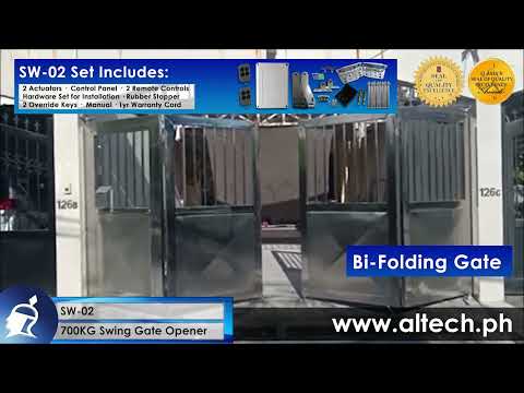 Altech SW-02 700kg Swing Gate Opener - Bi-Folding Gate (03-22-22)