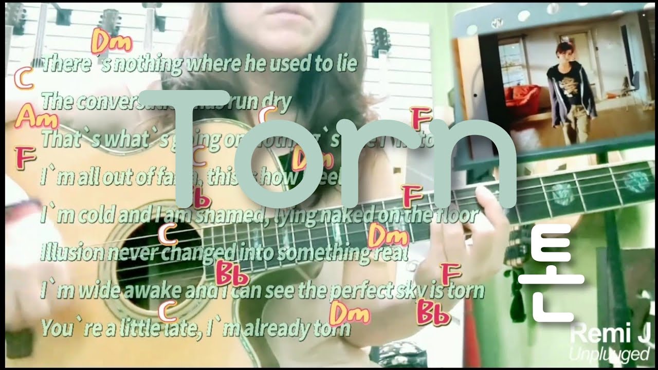 torn-natalie imbruglia, lyrics chords guitar, Cover by Remi J Unplugged ...
