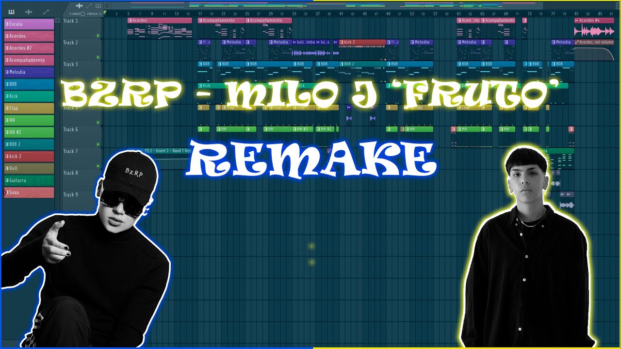 BZRP - MILO J 'FRUTO' INSTRUMENTAL REMAKE - YouTube