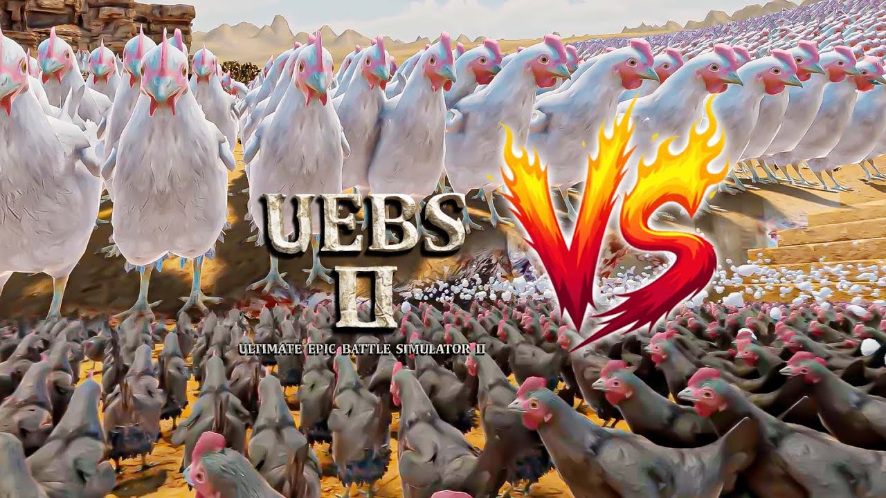 1000 Black Egg Shooter Hen Vs 3000 Mother Of All Hens Fight | Ultimate ...
