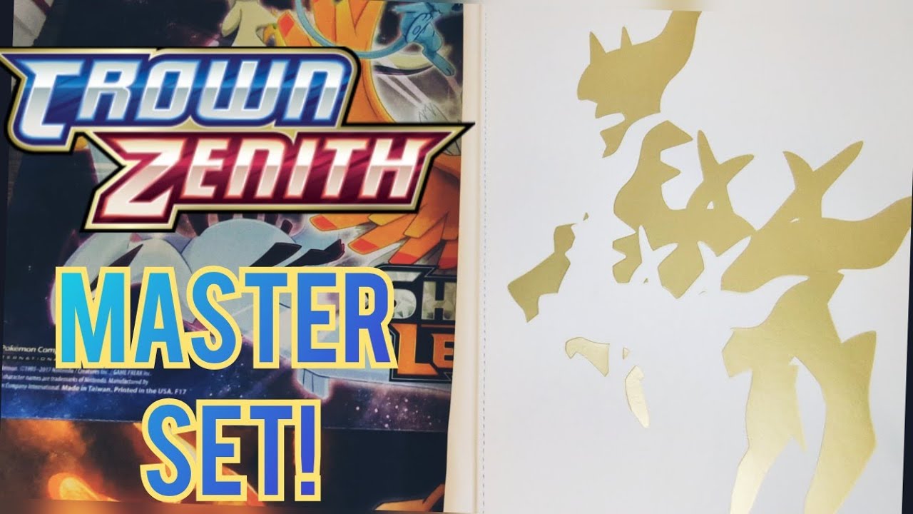 My Pokemon Crown Zenith Master Set Is Finally Done! - YouTube