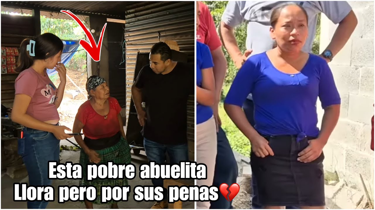 Esta pobre ancianita llora no por hambre como gricelda ella llora por ...