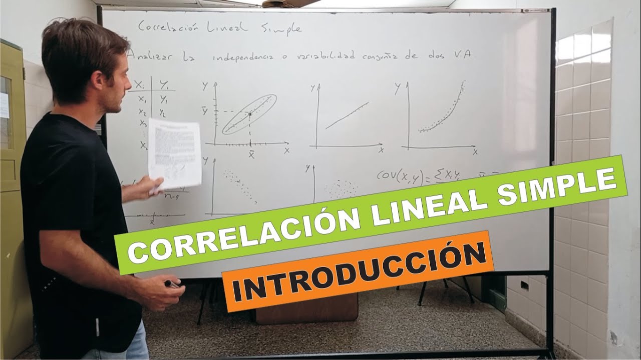Unidad 07 - 01 Correlación Lineal Simple - YouTube