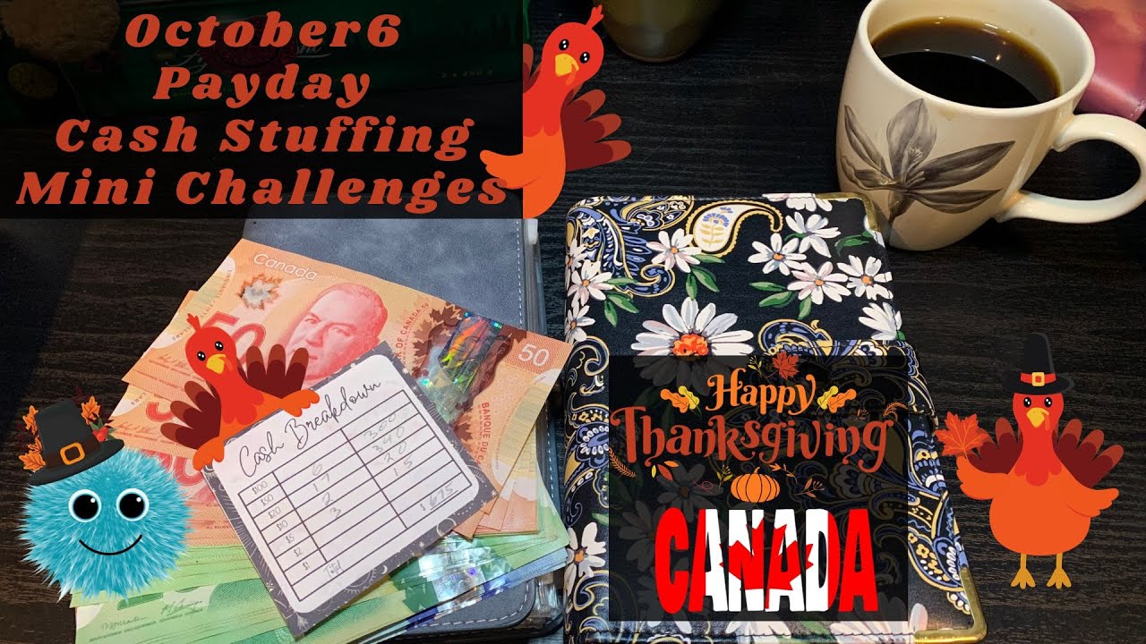 OUCH !!! October 6 Payday Cash Stuffing $675 & Mini Challenges ...