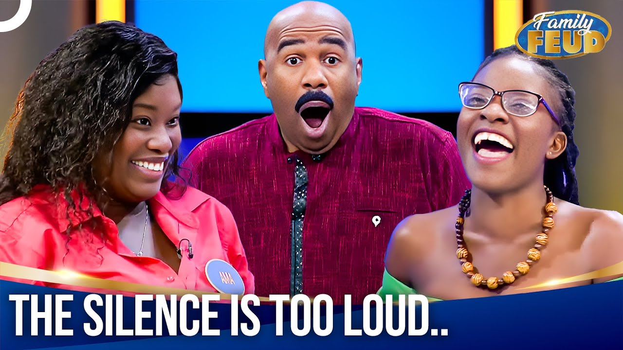 An Awkward Silence Fills the Room.. 😂😂 | Family Feud - YouTube