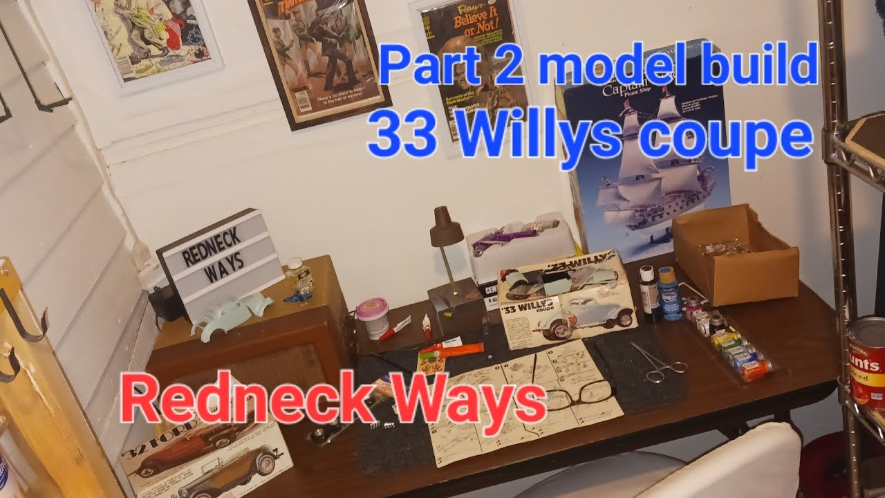 part 2 Model Build 33 Willys coupe [Redneck Ways] - YouTube