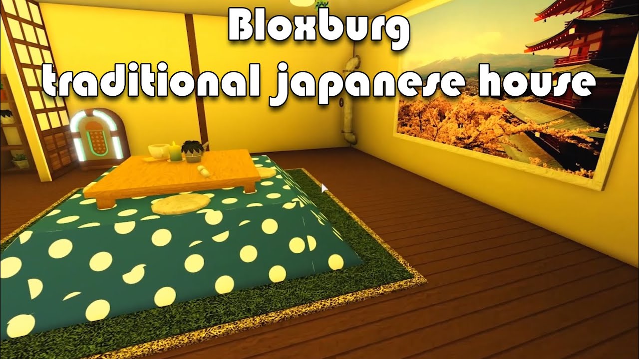 Bloxburg House with Traditional Japanese Style Interior Decorations ...