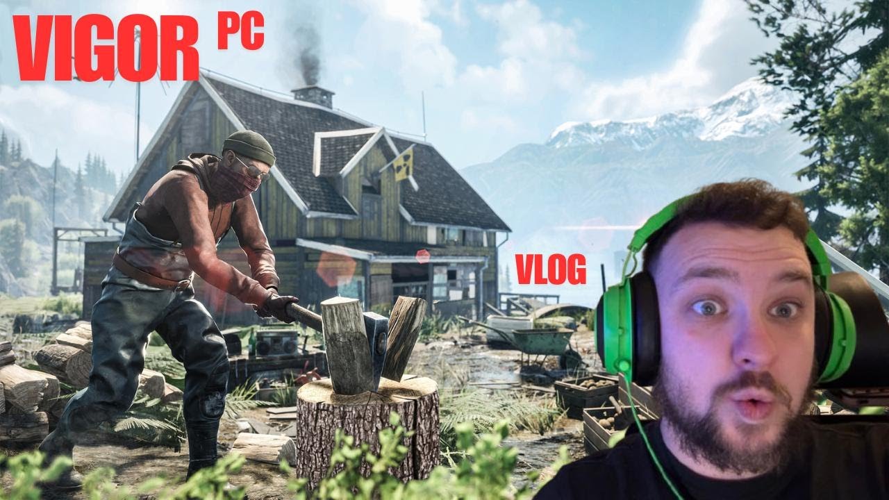 vlog slash gaming day 10 playing vigor on pc is so much better than console - YouTube