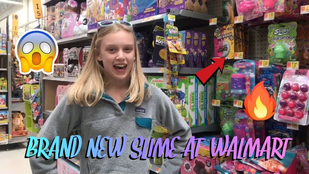 BRAND NEW SLIME AT WALMART!!! - YouTube