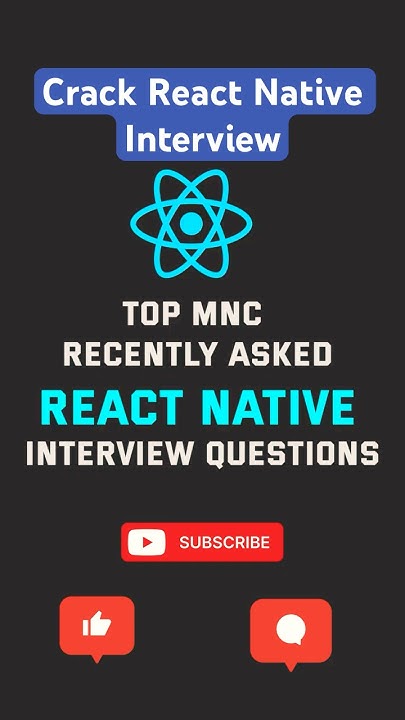 React Native Interview Question - 1/101 | React Native Interview Hack. #reactinterview # ...
