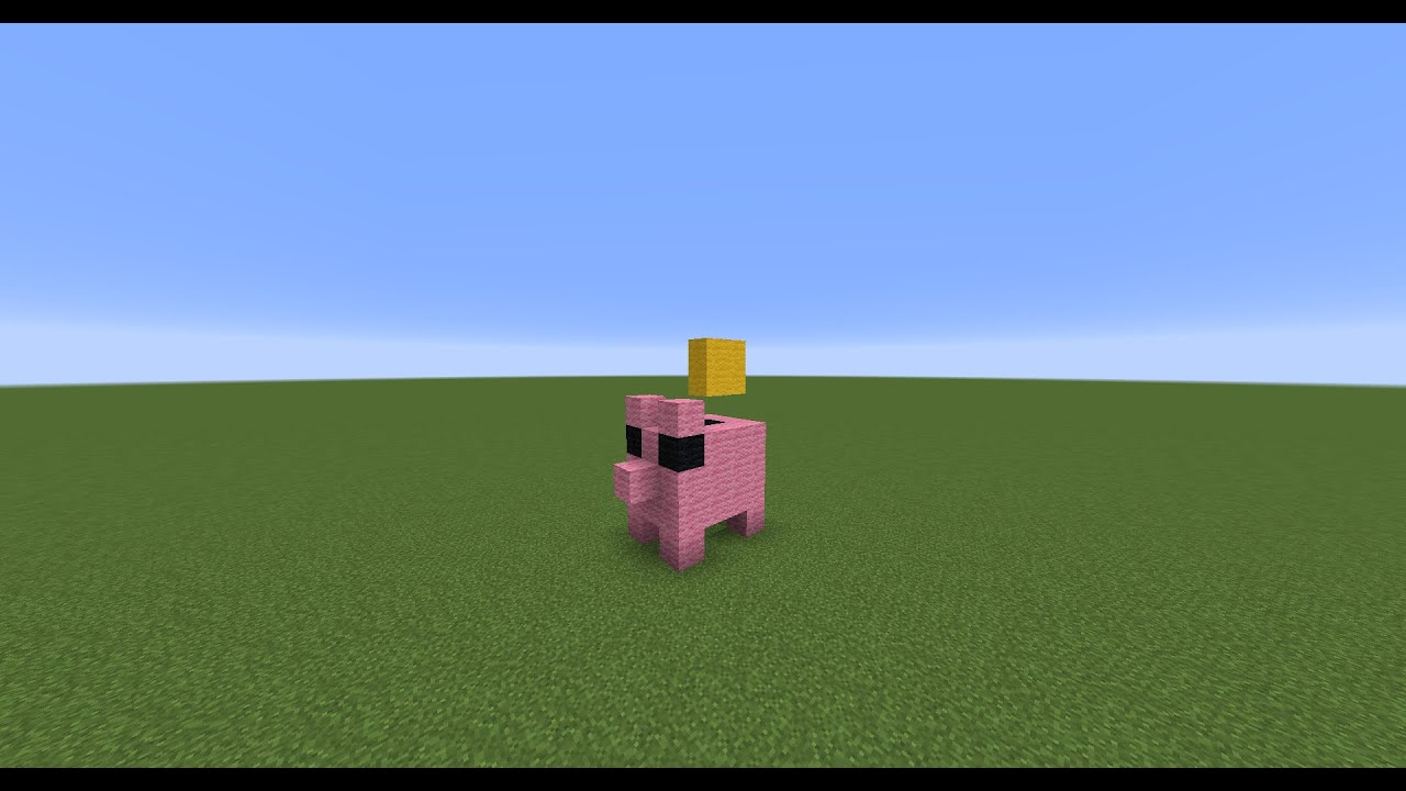 Minecraft Piggy Bank Tutorial - YouTube