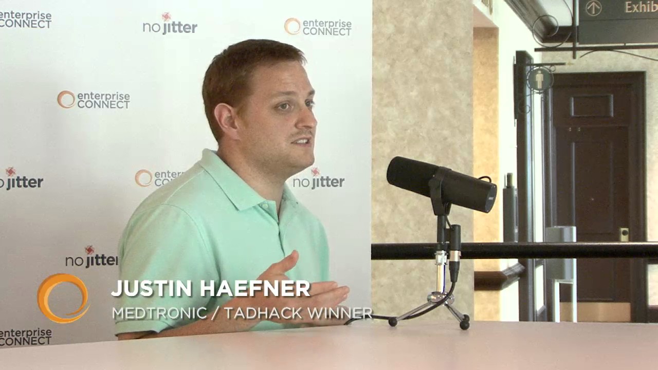 Enterprise Connect 2017 Live Interview Justin Haefner Medtronic ...