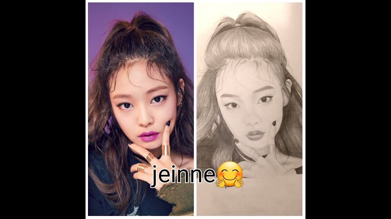 Drawing Jeinne from BLACKPINK!!!🍡☁️ - YouTube