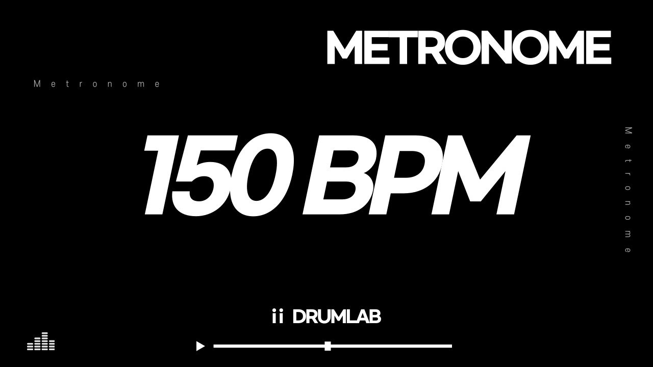 [메트로놈] 150 BPM - Metronome - YouTube