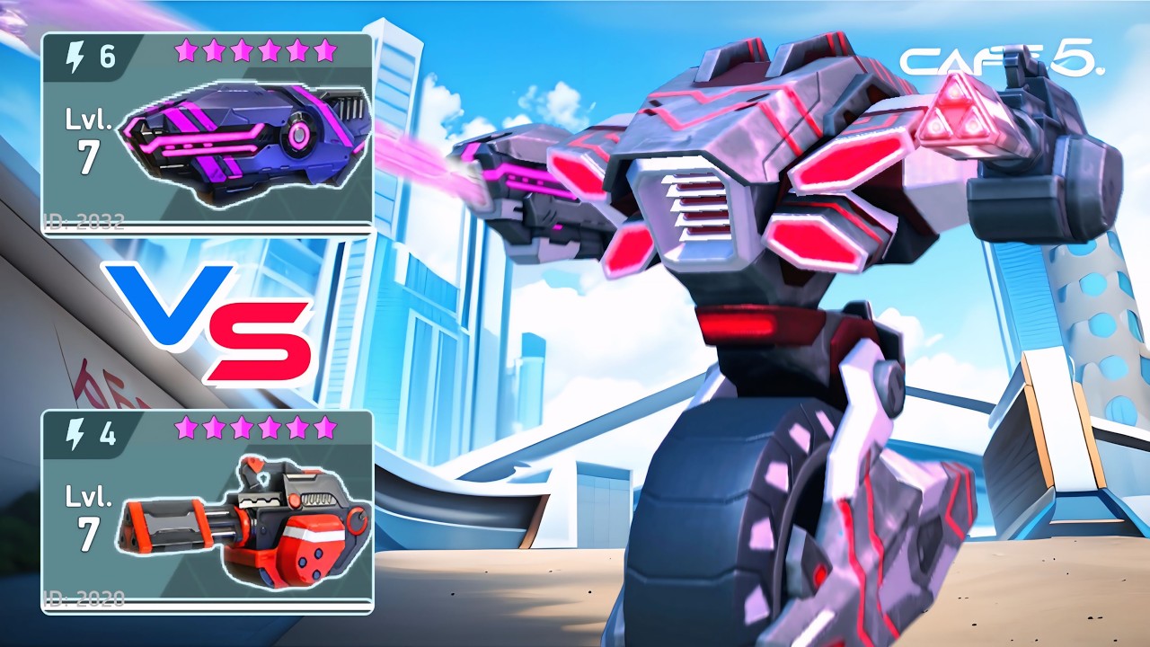 Thermal Lance 6 vs Auto Cannon 4 - Slingshot - Mech Arena - YouTube