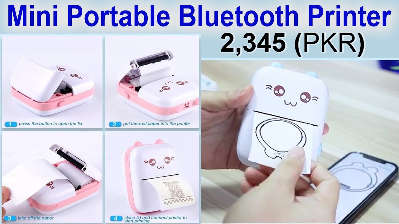 Mini Portable Bluetooth Printer | mini portable bluetooth thermal ...