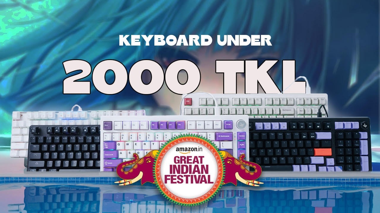 Top 5 TKL Mechanical Keyboards Under ₹2000 in Amazon Great India Sale ...