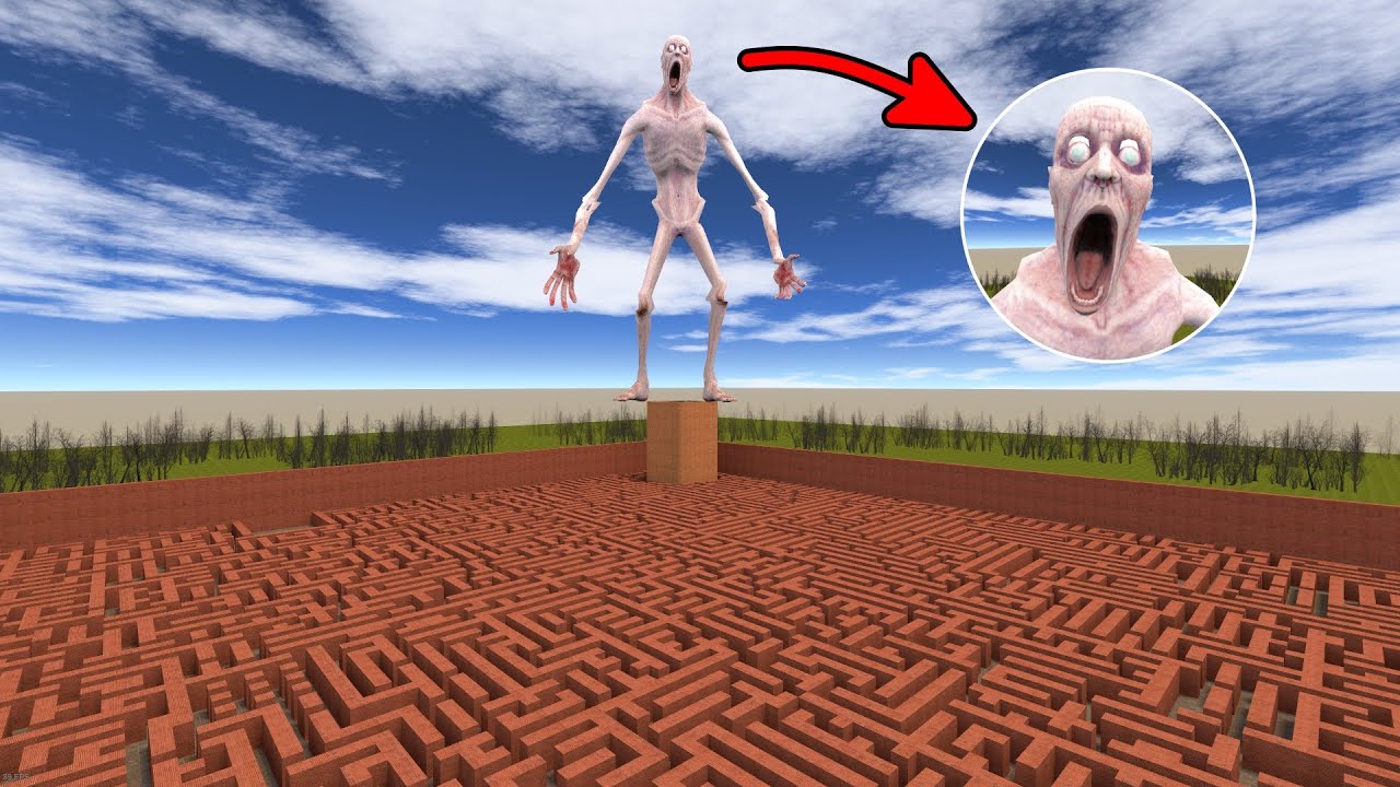 I FOUND A GIANT SCP-096 IN THE MAZE in Garry's Mod! - YouTube
