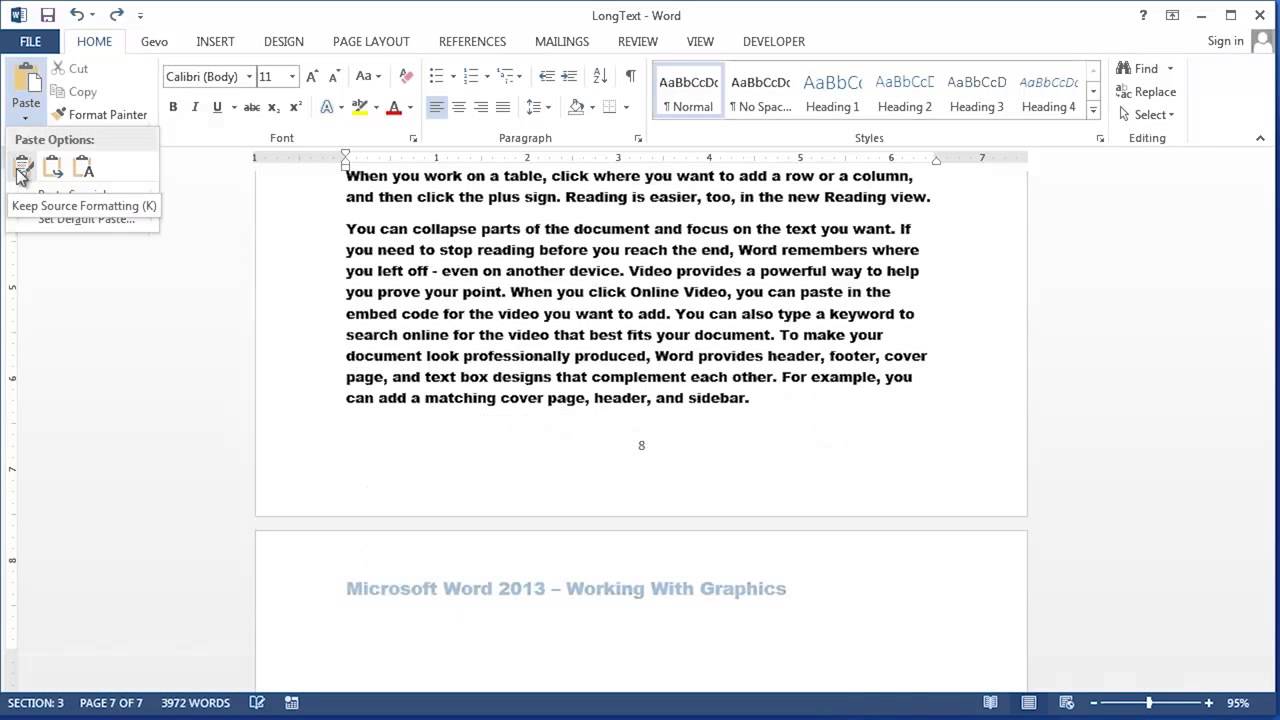 Combining Two Word Files : Applying Microsoft Word Knowledge - YouTube