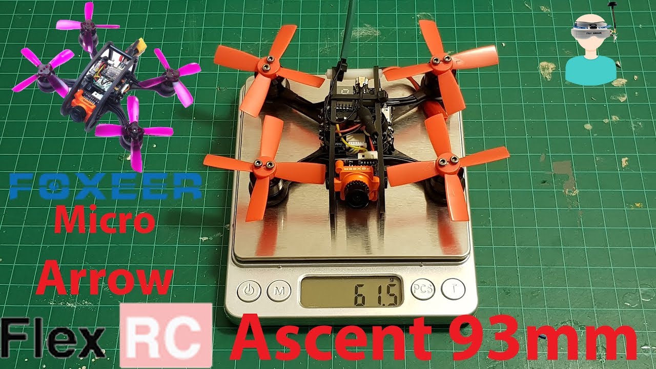 FlexRc Ascent – 93mm FPV Racing Drone Frame Build Video And Maiden ...