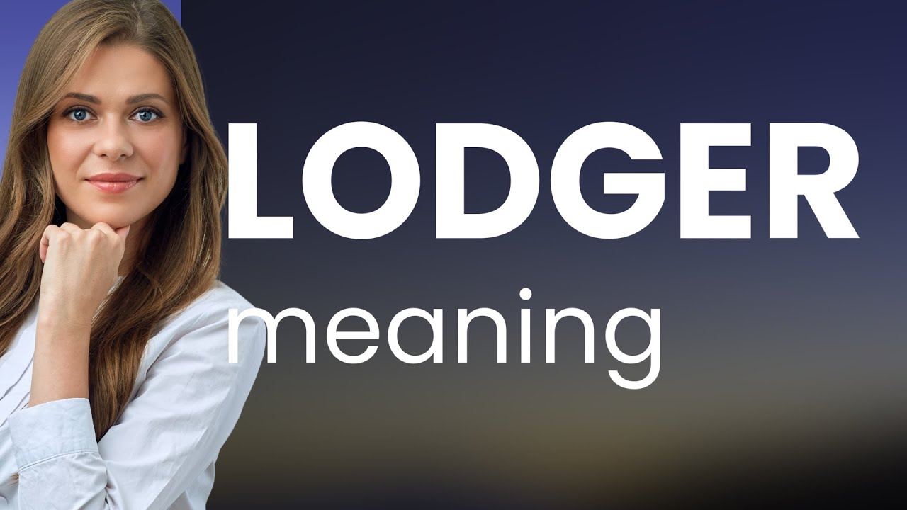 Lodger | definition of LODGER - YouTube