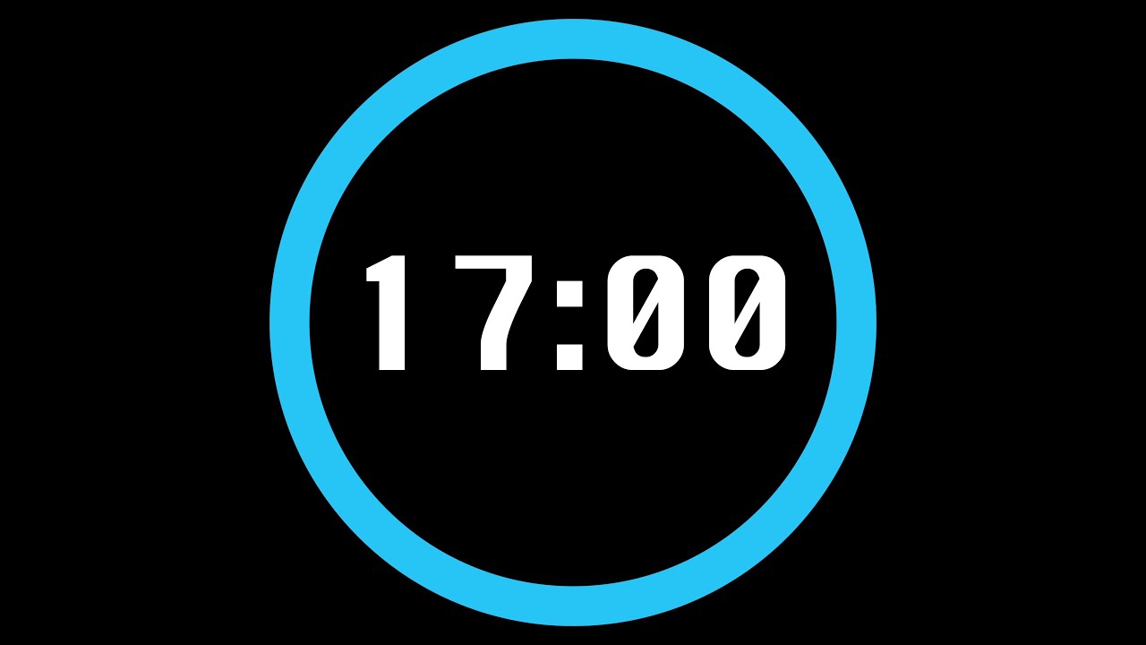 17 Minute Timer - 4K 60 FPS - YouTube