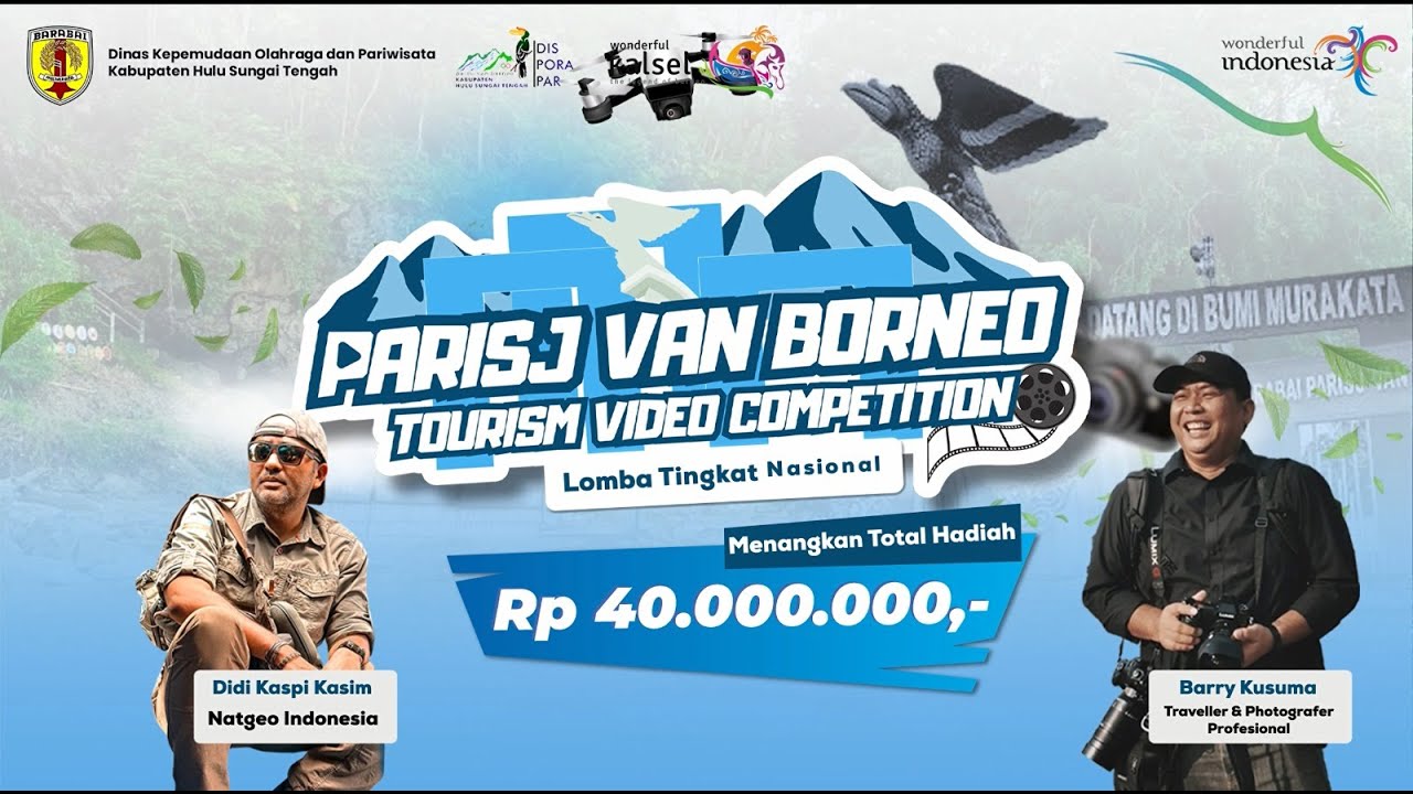 AWARDING CEREMONY "PARISJ VAN BORNEO TOURISM VIDEO COMPETITION" 2024 ...