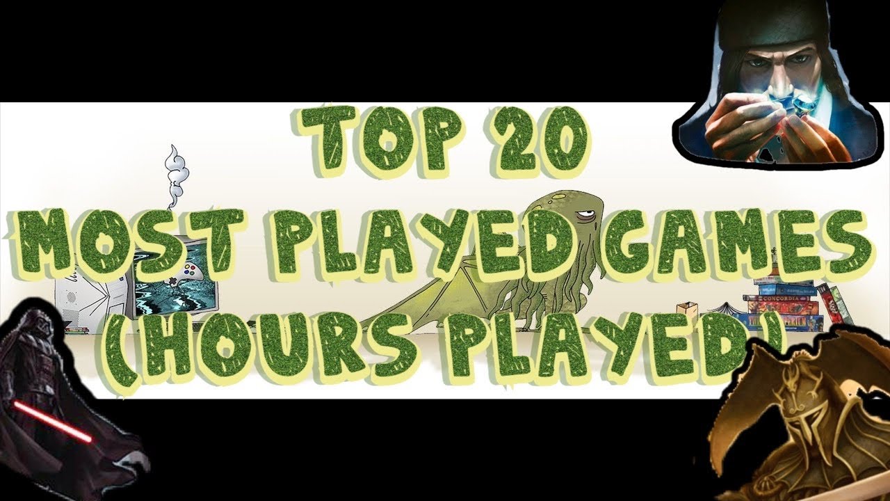 Top 20 in 20 Minutes Most Played Games of All Time (Hours Played ...